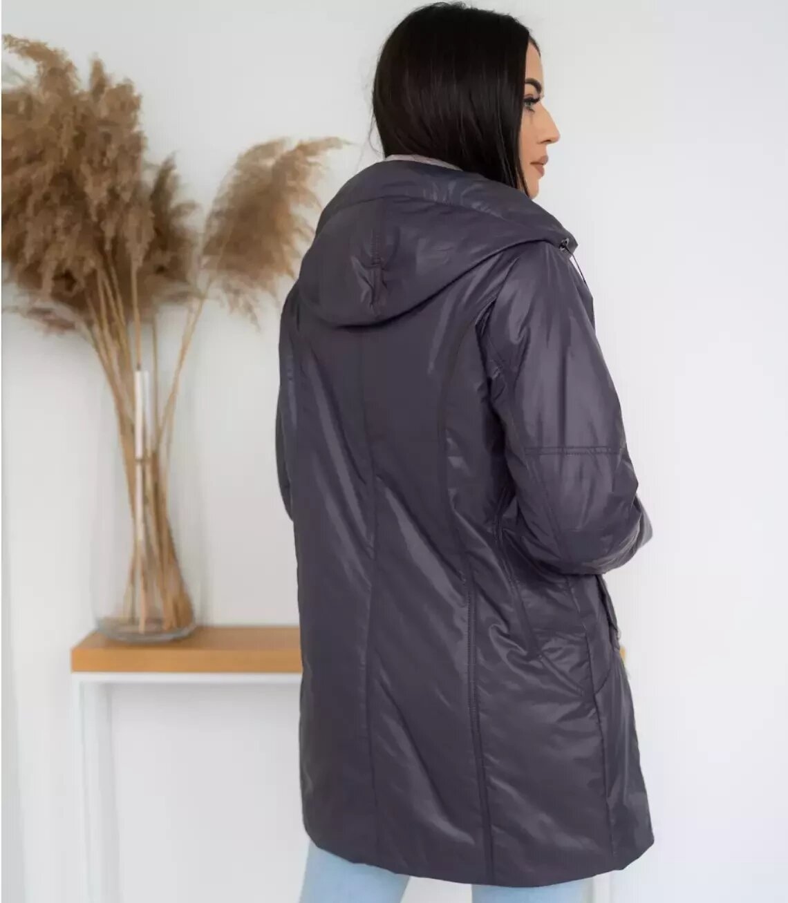 Damska kurtka przejściowa elegancka stylowa ULA (15101 / ULA) - Agrafka