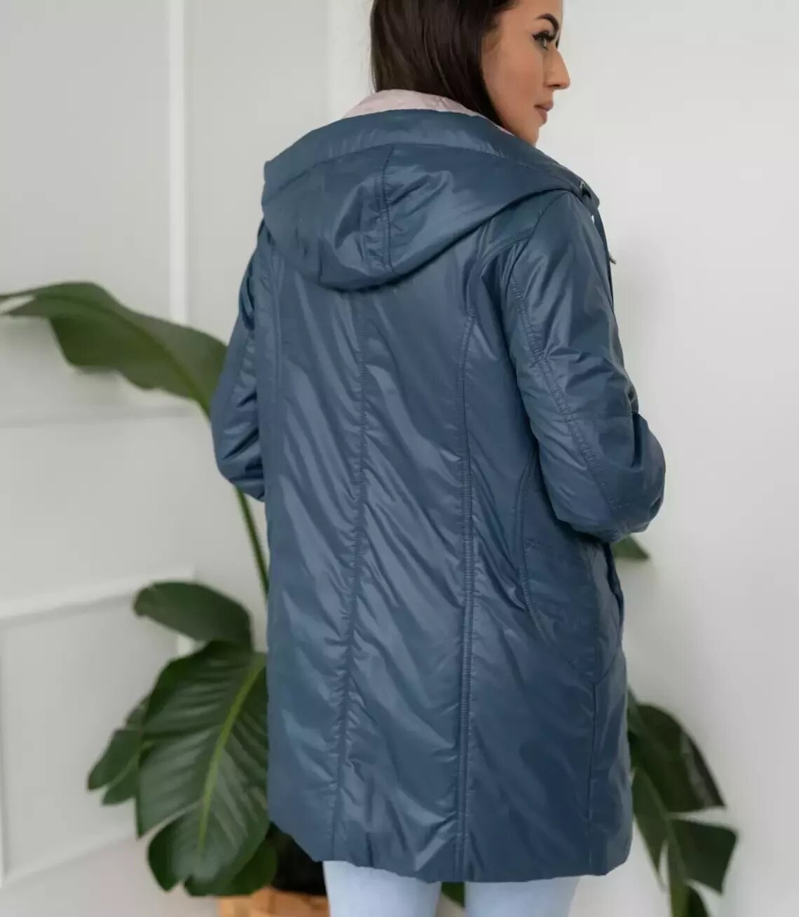 Damska kurtka przejściowa elegancka stylowa ULA (15099 / ULA) - Agrafka