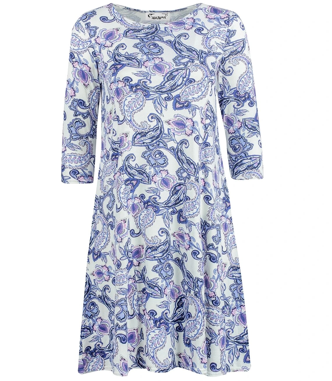 Spring PLUS SIZE SUZI blown-up floral midi dress (17863 / KAR1013 ...