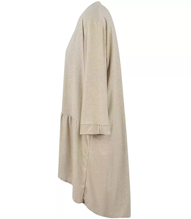 Koszula Tunika oversize dłuższy tył Brokatowa Luźna Plus Size (13634 ...