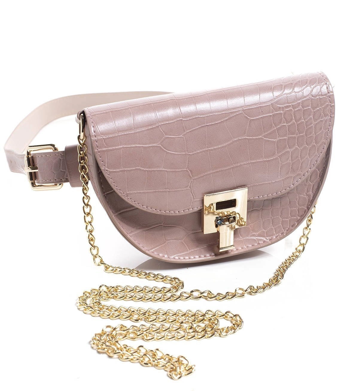 Kidney waist bag with chain (9472 / NR-92) - Agrafka