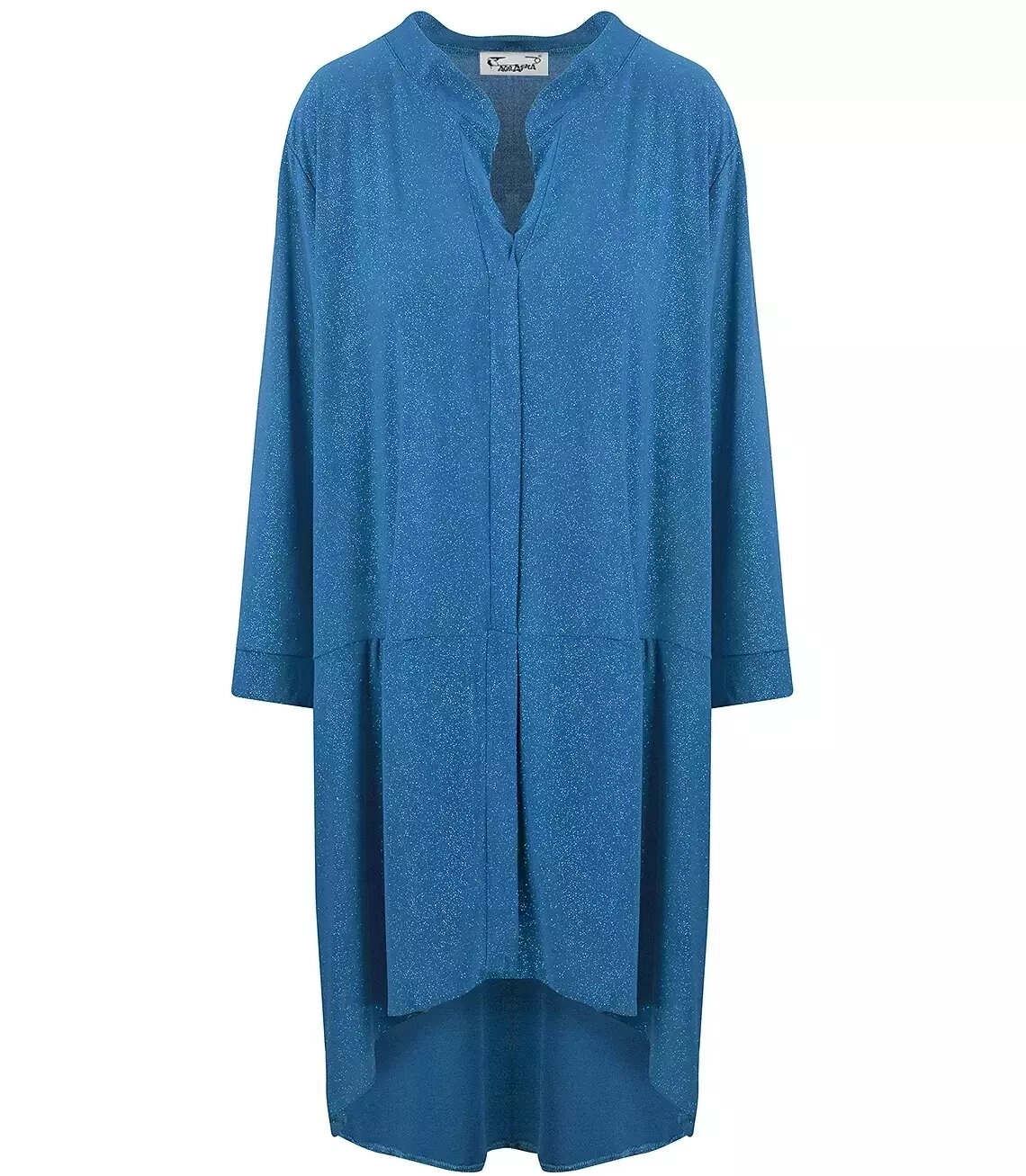 Koszula Tunika oversize dłuższy tył Brokatowa Luźna Plus Size (13629 ...