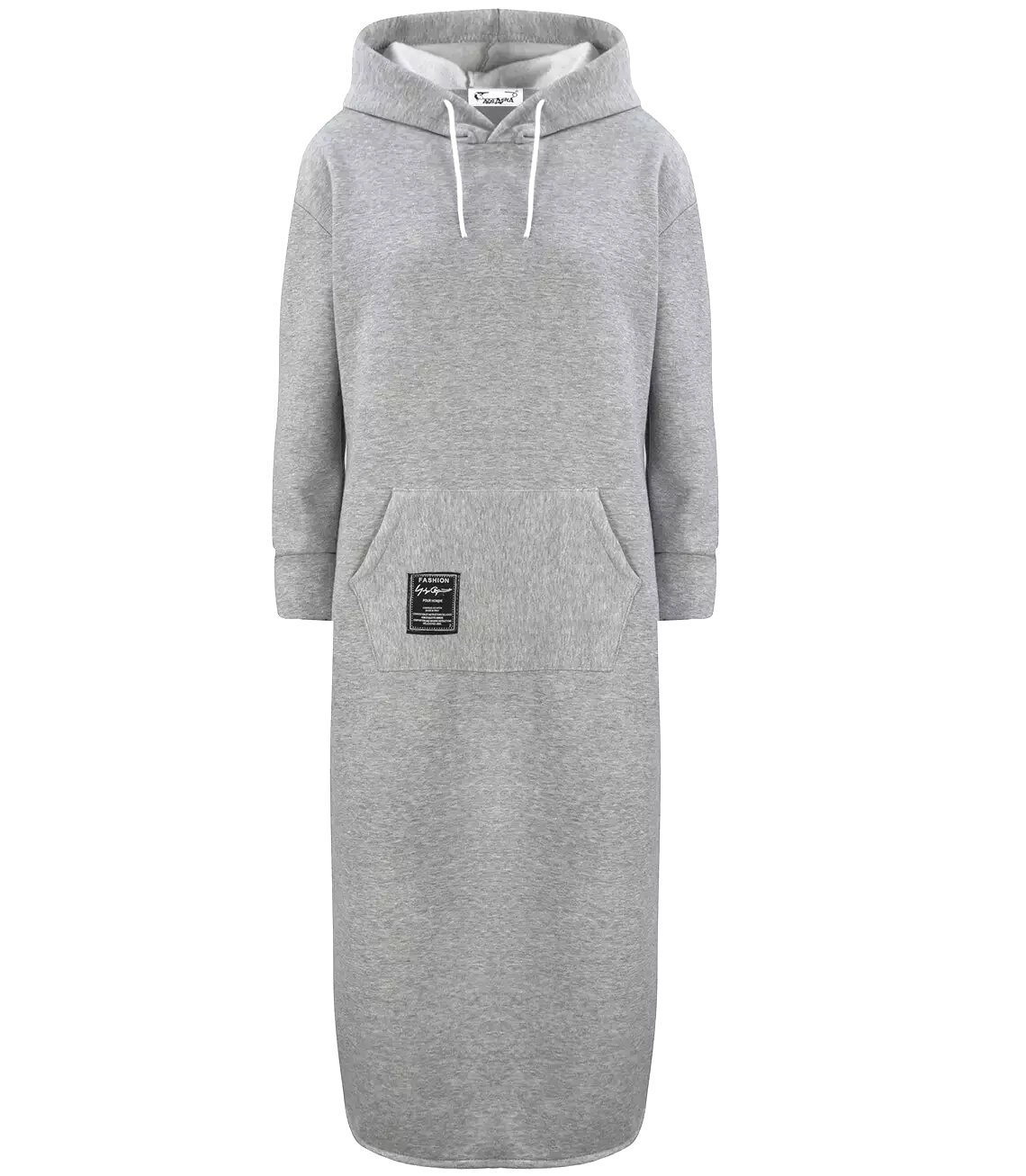 Long sweatshirt oversized tracksuit dress (13068 / AZ-93) - Agrafka