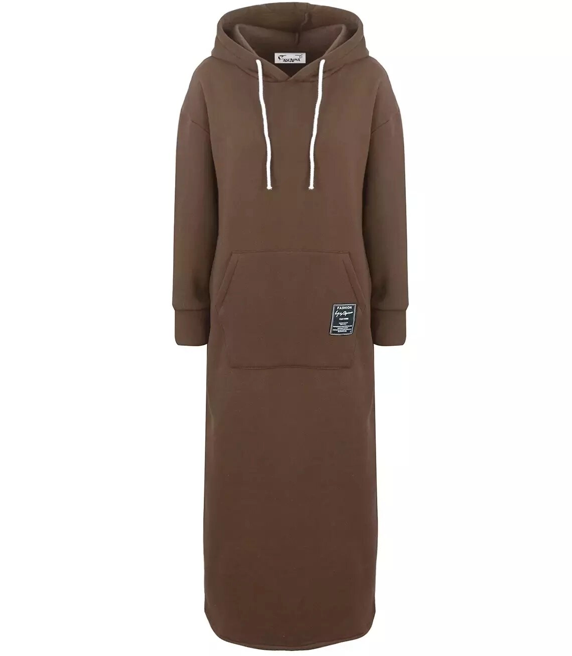Long sweatshirt oversized tracksuit dress (13834 / AZ-93) - Agrafka
