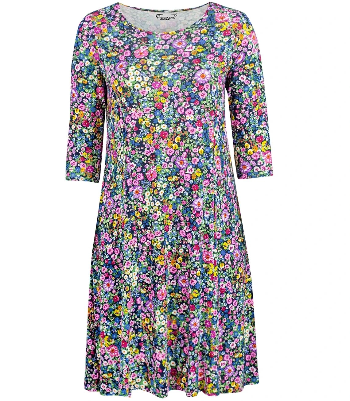 Spring PLUS SIZE SUZI blown-up floral midi dress (17860 / KAR1013 ...